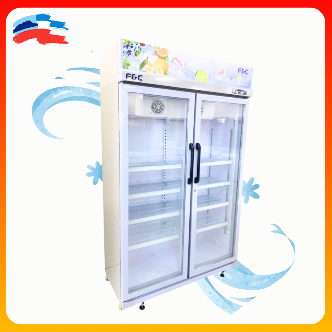 2 Doors Upright Showcase Chiller With Blower System, Peti Sejuk, Peti ...