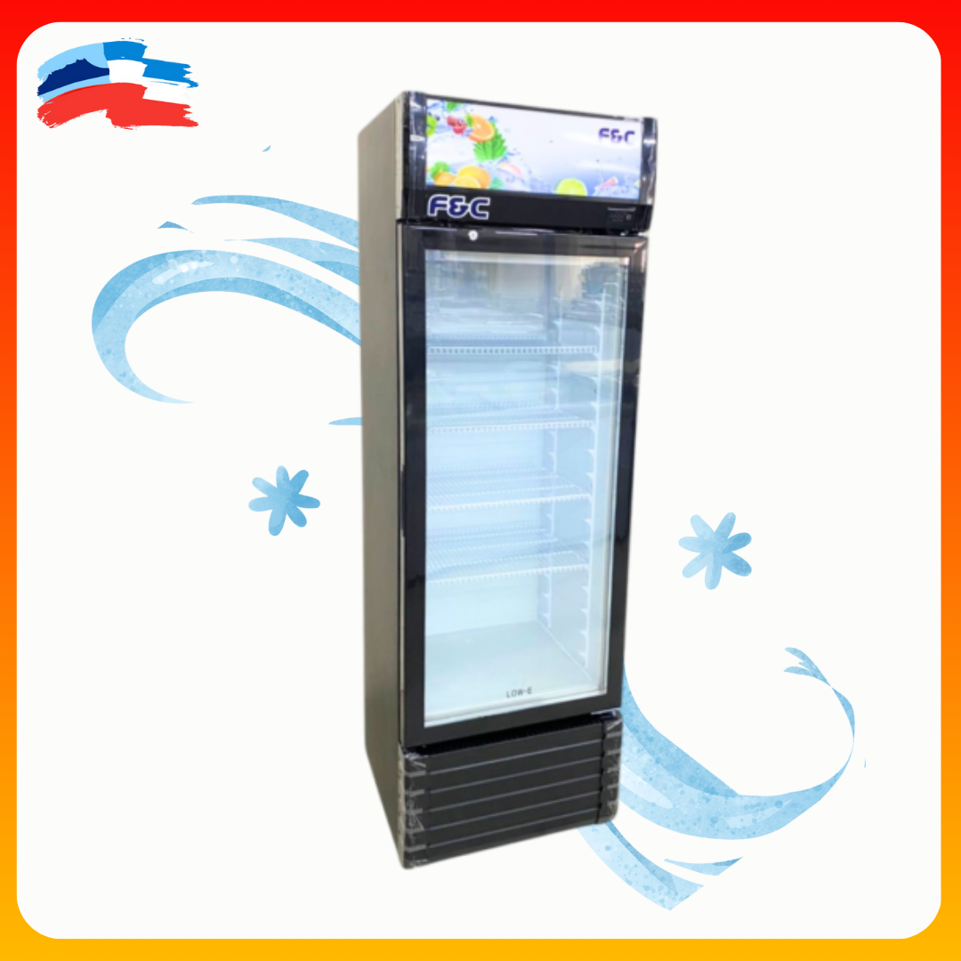 1 Door Upright Showcase Chiller Bottom Compressor With Blower System ...