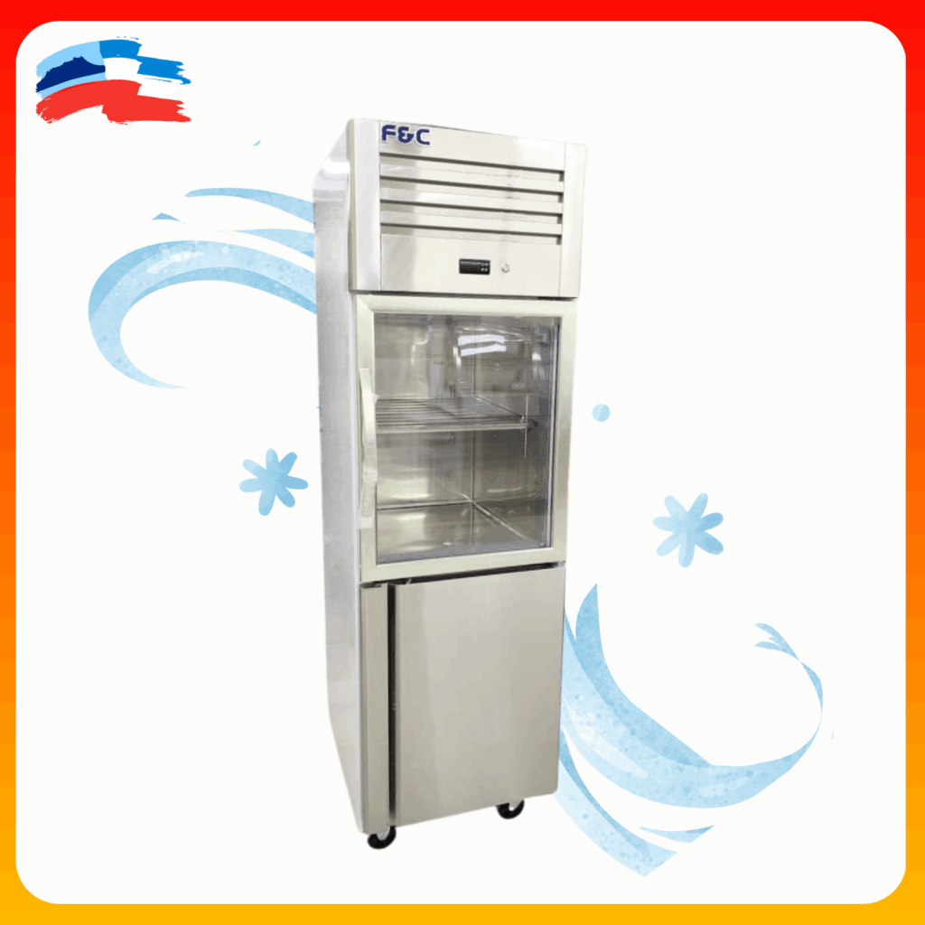 Magnet 2 Doors Chiller/Freezer With Piping System - Gayanaga