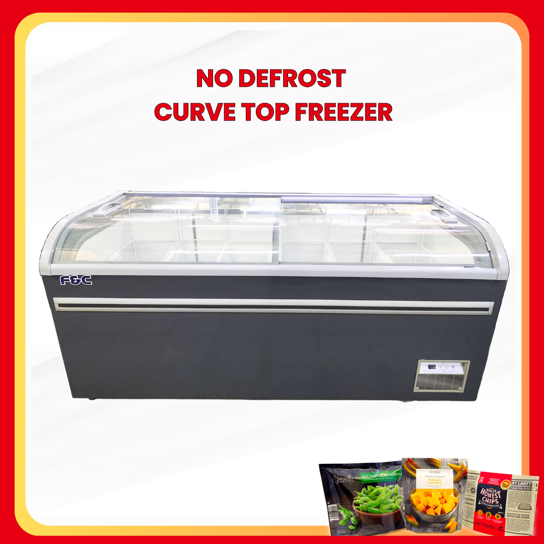 No Defrost Curve Top Freezer - Gayanaga